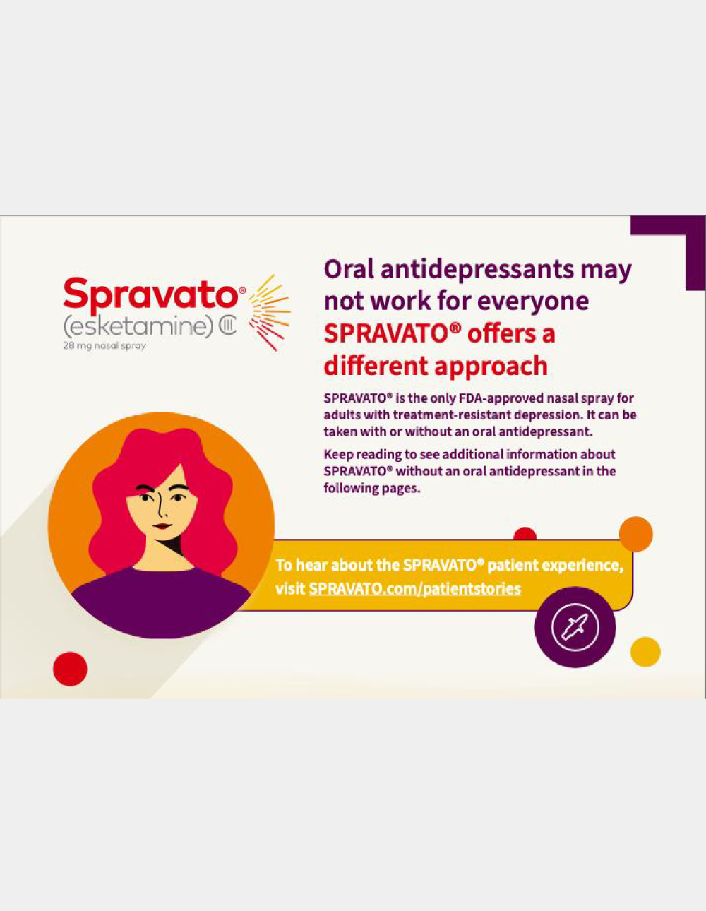 SPRAVATO® (esketamine): A Prescription Nasal Spray | SPRAVATO® HCP